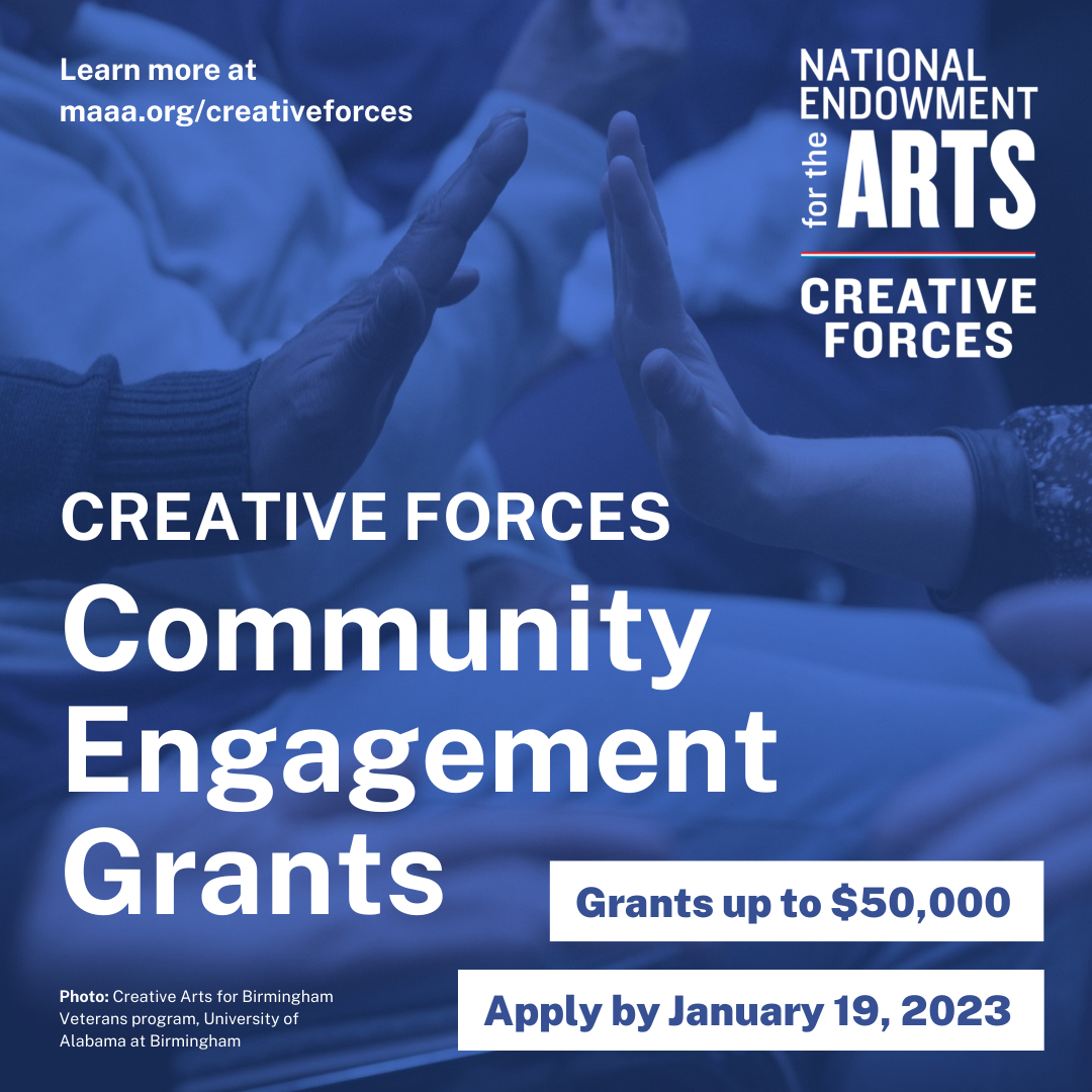 Applications Open for Creative Forces Community Engagement Grants ...